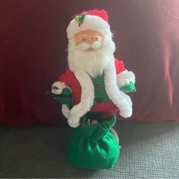 Annalee | Holiday | Annalee Santa Claus With Green Sack Missing Tag Guc ...